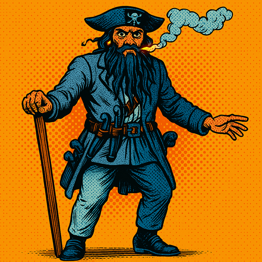 How Blackbeard Made His Beard Smoke Without Burning It? – ZipZappa