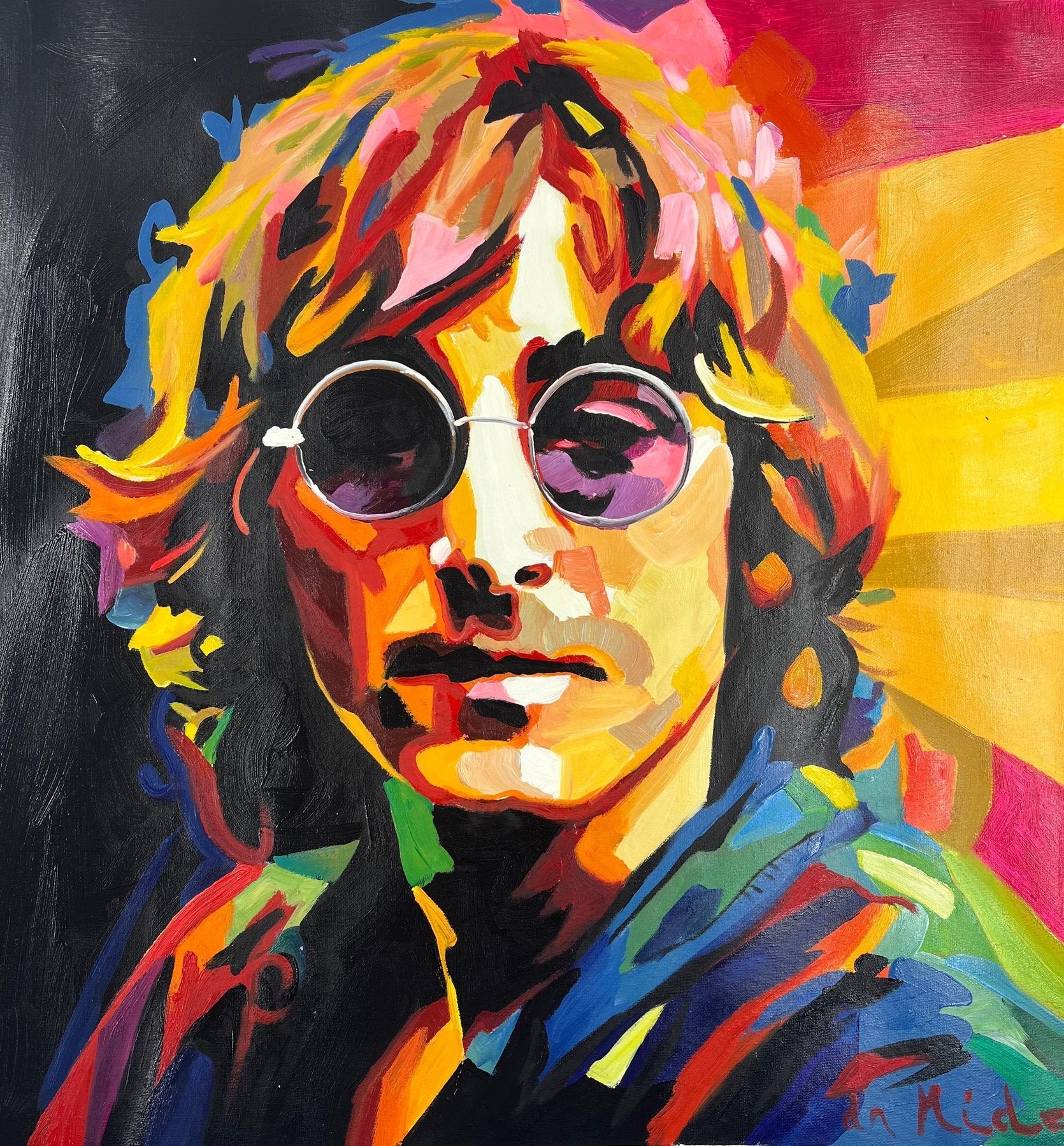 DR HIDE (1992) - John Lennon portrait – ZipZappa