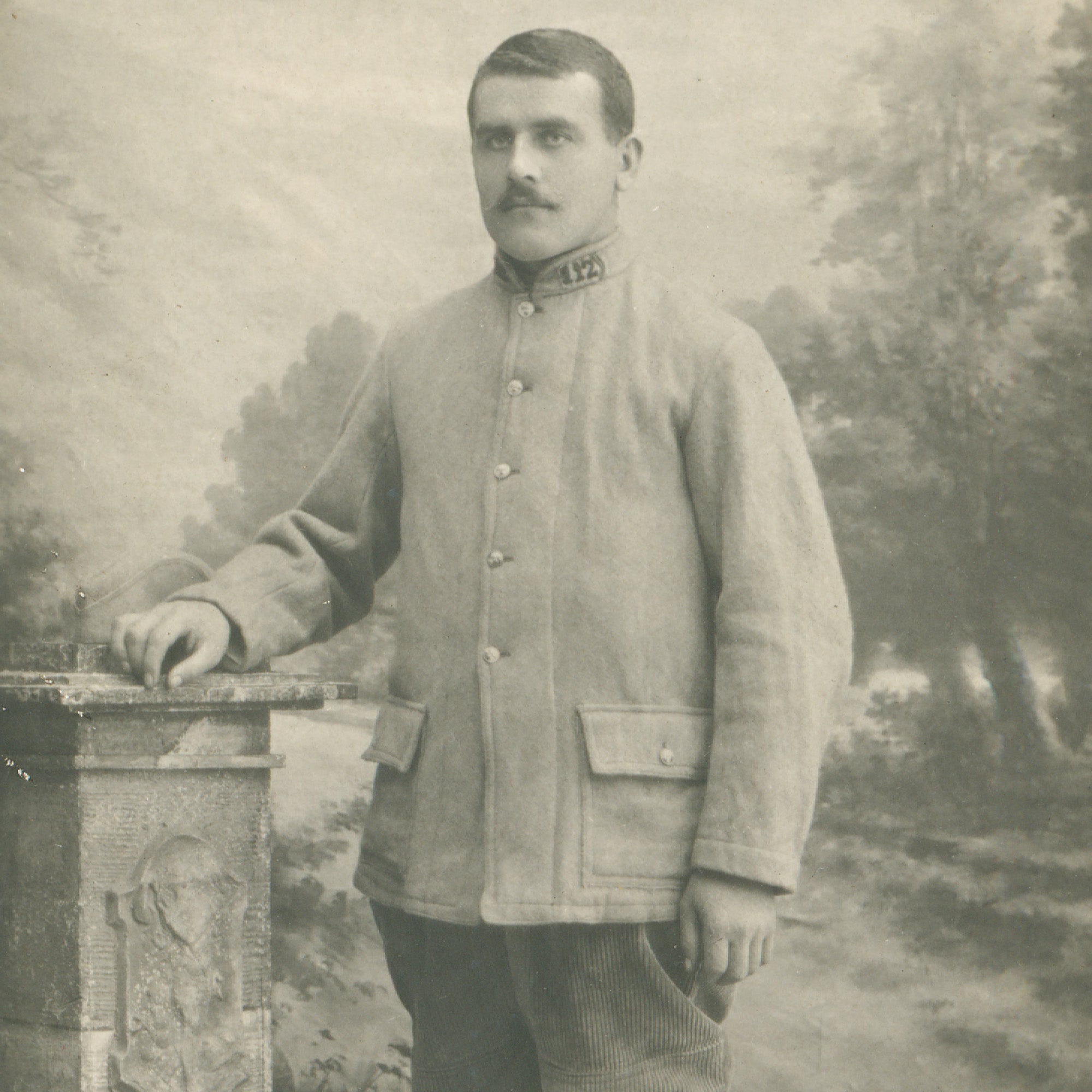 112th Infantry Regiment World War I French Soldier Photo Postcard ...