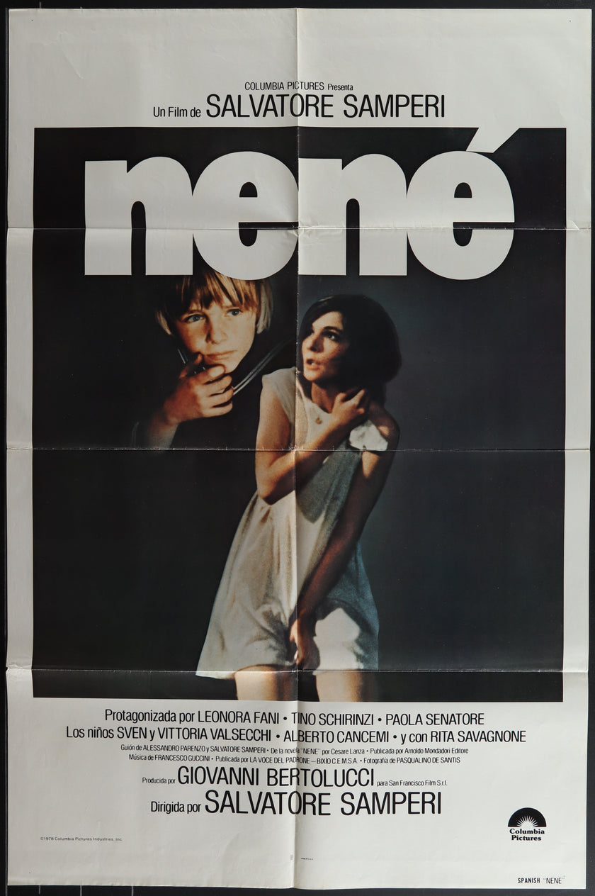 Nene Spanish (1978) Original Spanish Language One Sheet Movie Poster ...