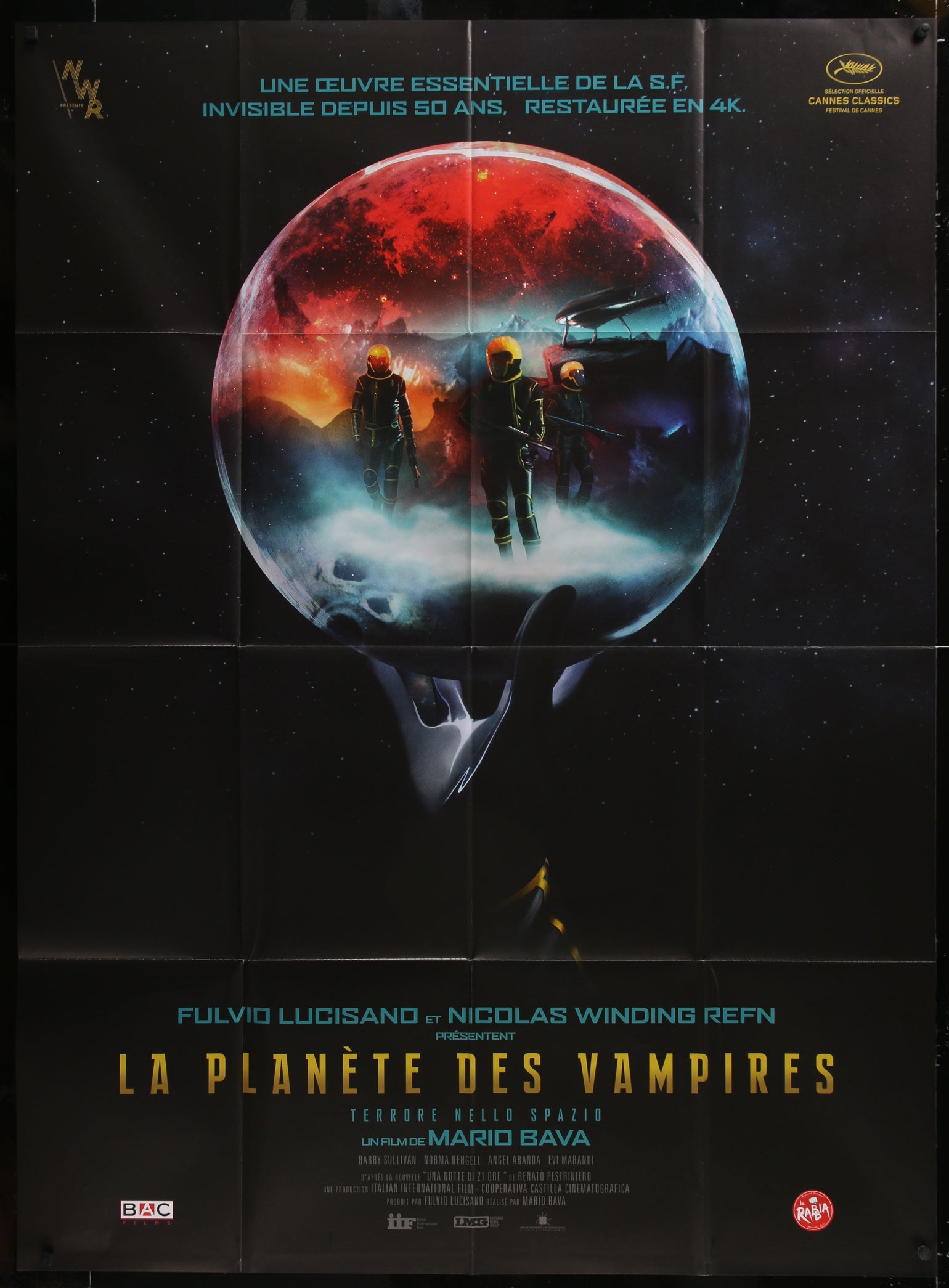 Planet Of The Vampires (2016 RR) Original French One Panel Movie Poste ...