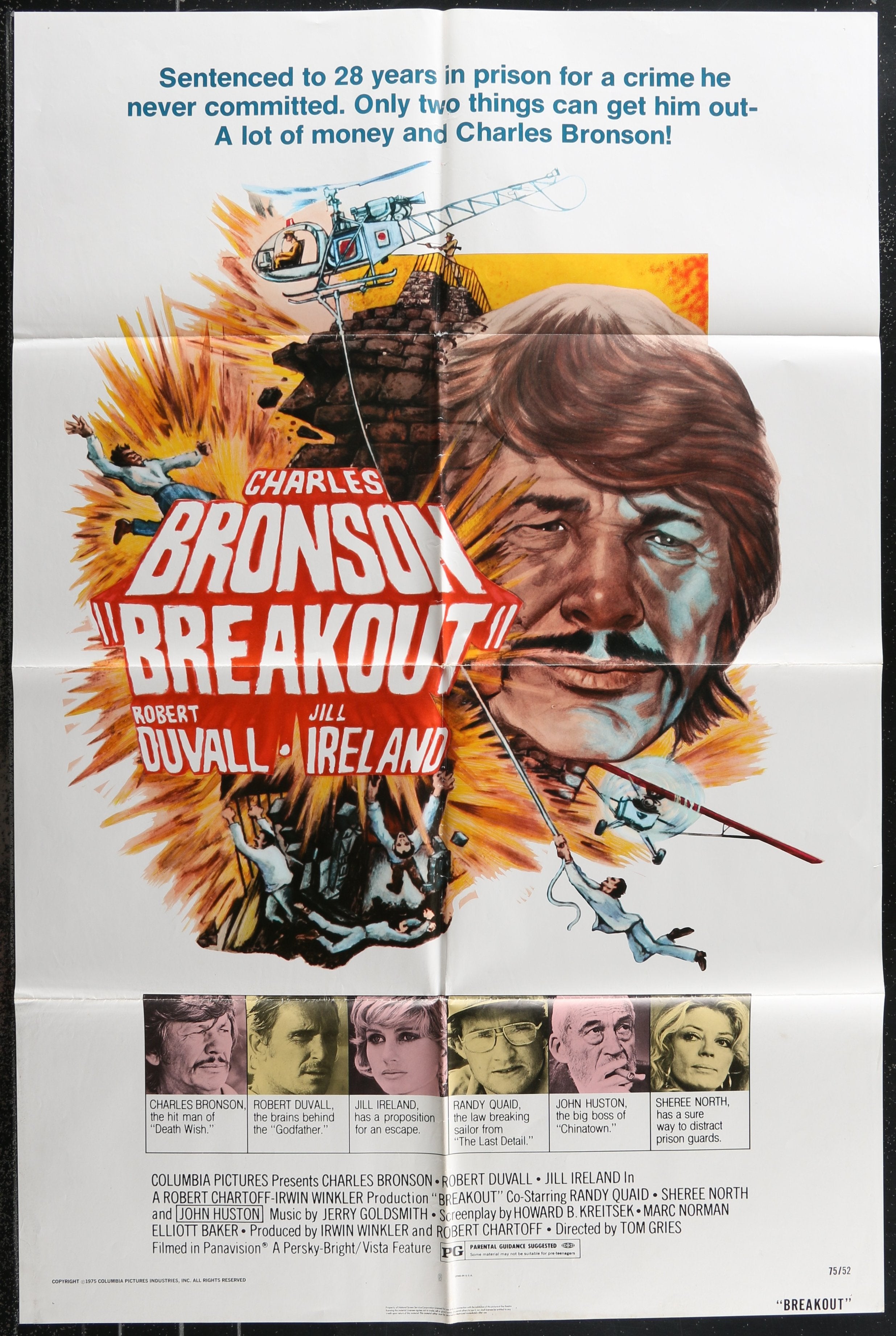 Breakout (1975) Original US One Sheet Movie Poster – ZipZappa
