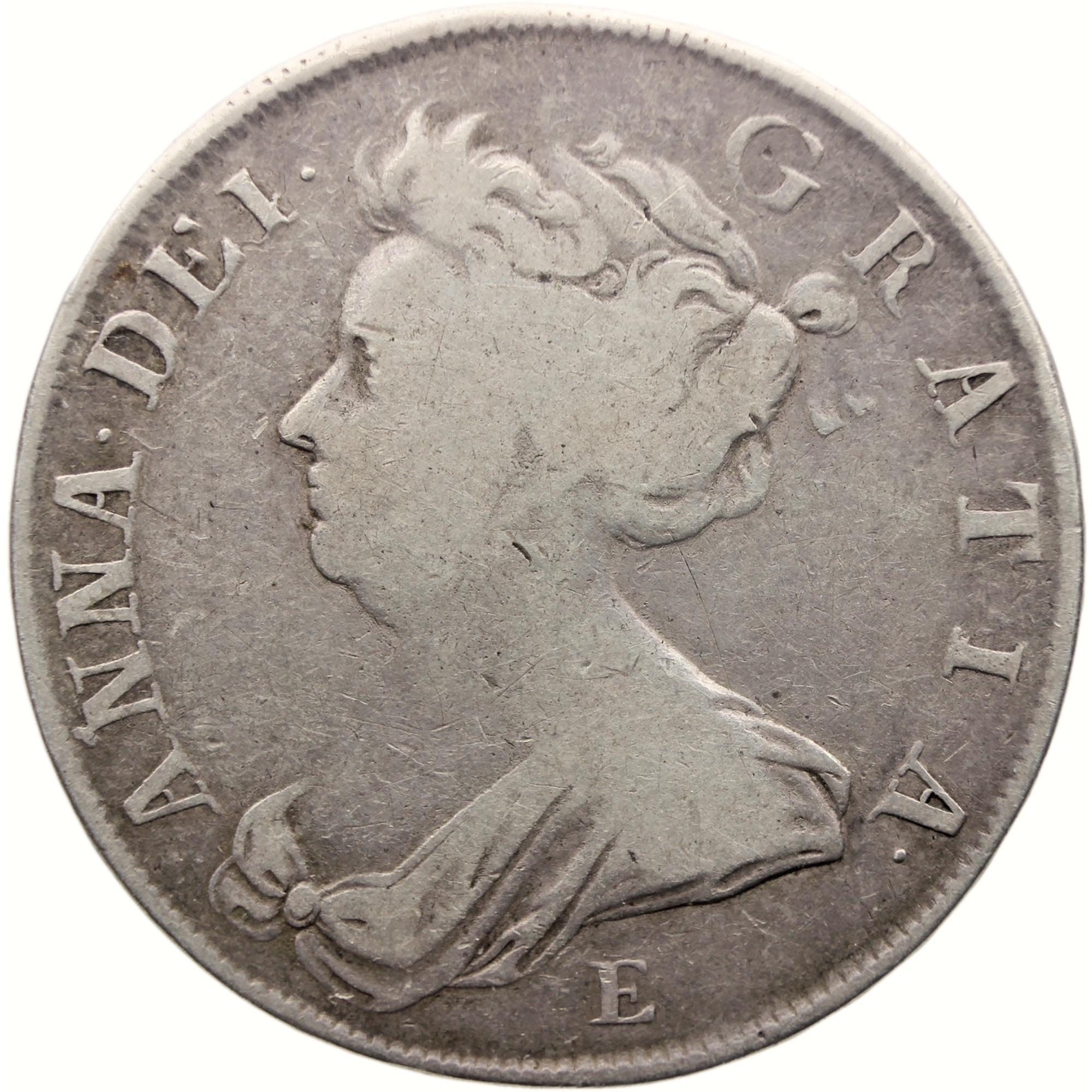 1707 E 1/2 Crown Anne Silver Coin minted in Edinburgh, Scotland – ZipZappa